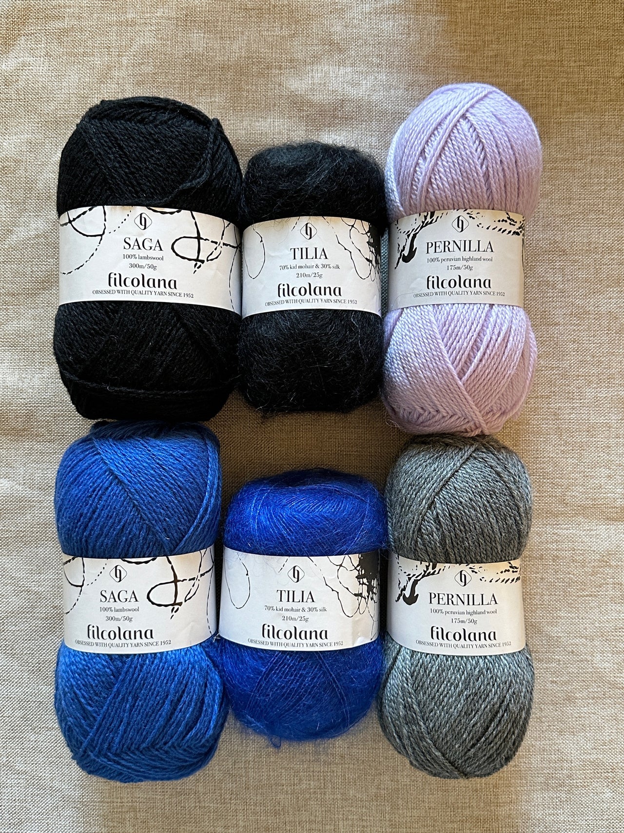 Kit de tricot- Coloured Crosses Senior par Anne Ventzel – Pure Laine