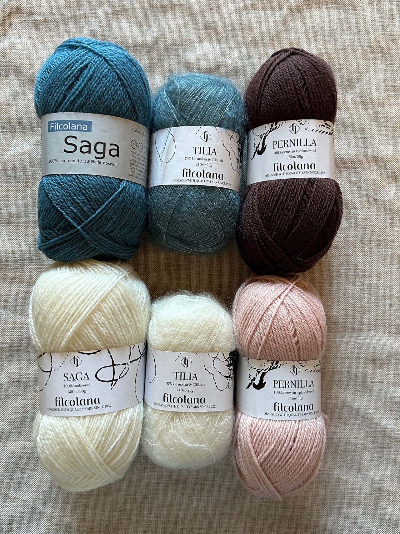 Kit de tricot- Coloured Crosses Senior par Anne Ventzel – Pure Laine