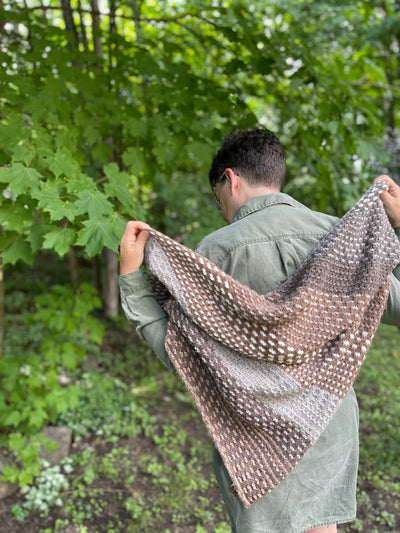 Nightshift Shawl Knitting Kit by Andrea Mowry | Pure Laine etc.