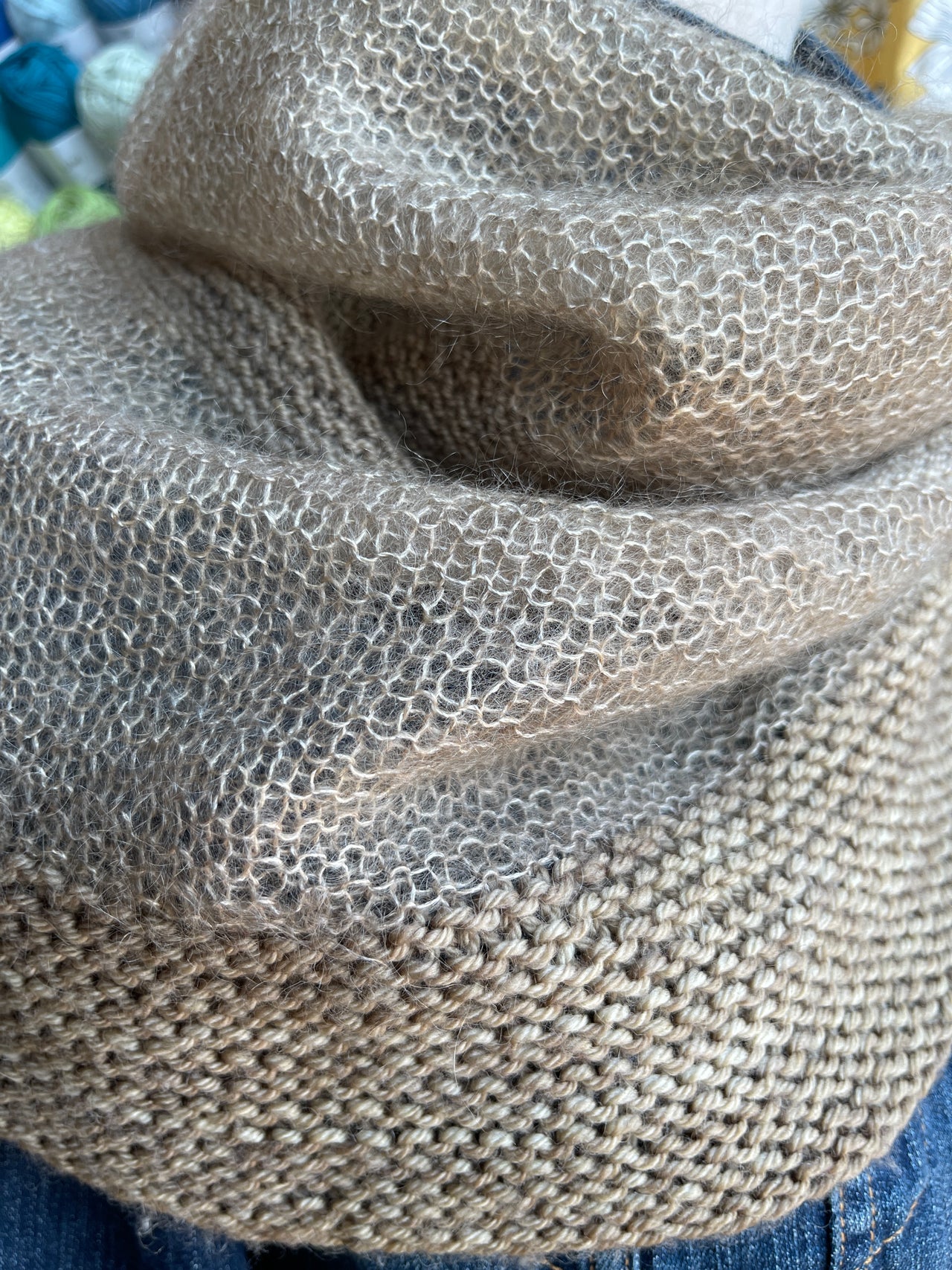 Texture Shawl Ready to knit Kit – Pure Laine